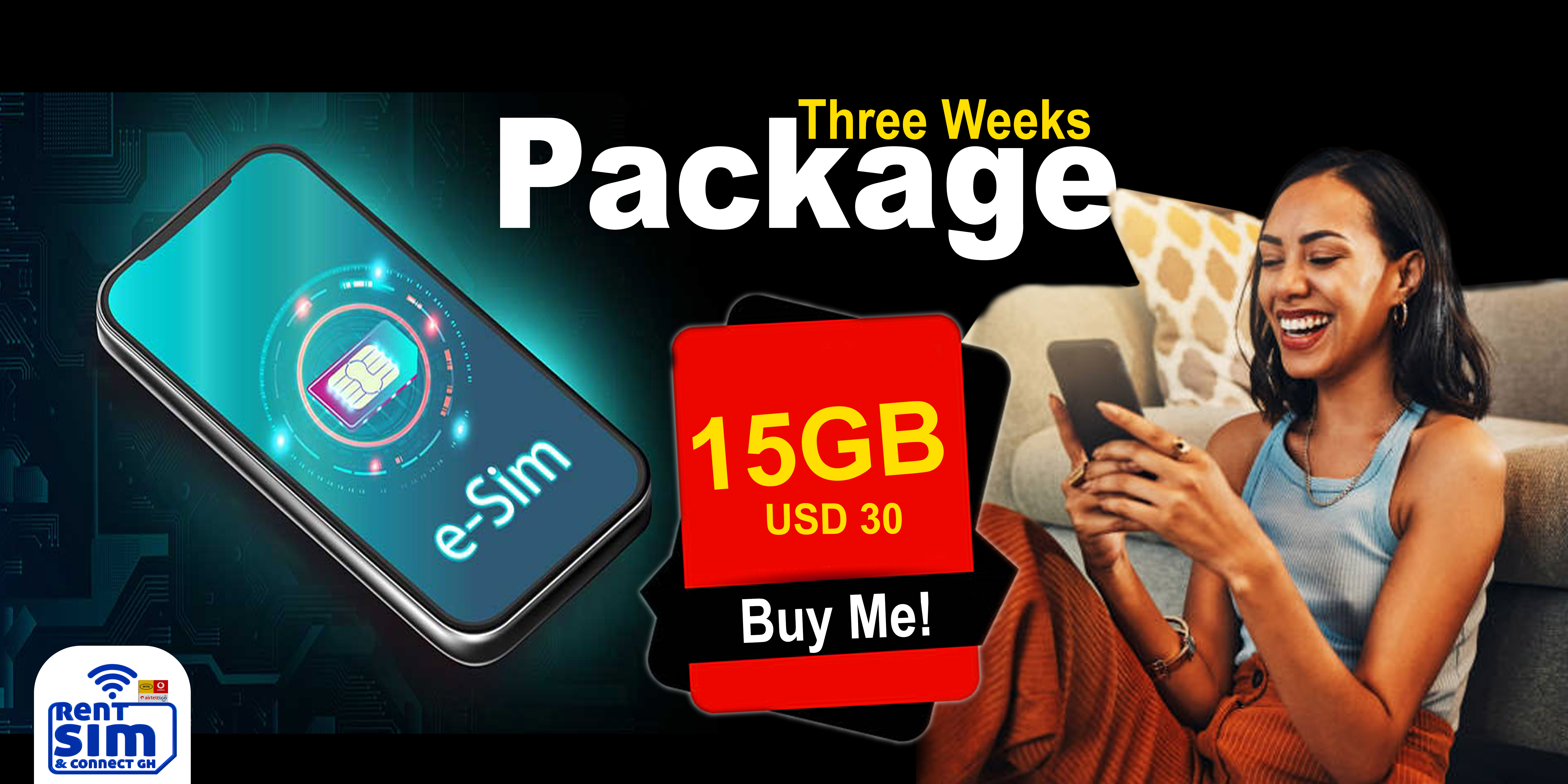 Rent SIM Card while in Ghana - Unlimited Internet & Calls - RentSimConnect